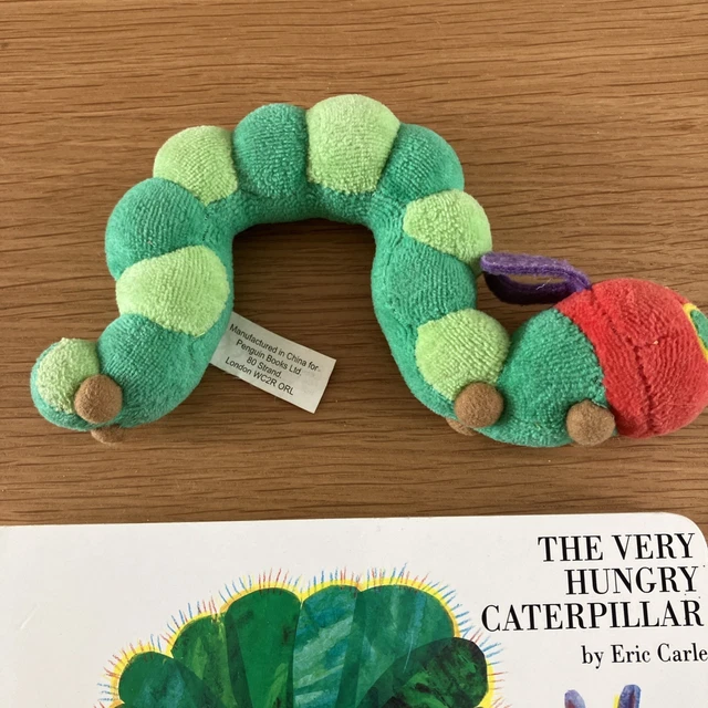 THE VERY HUNGRY Caterpillar Book By Eric Carl And Caterpillar Plush ...