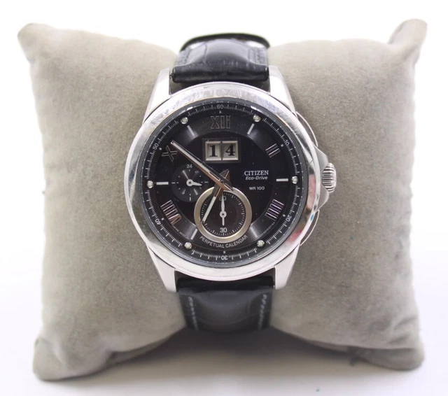 CITIZEN ECO-DRIVE CALIBRE 3100 E310 Perpetual Calendar Solar Wristwatch ...