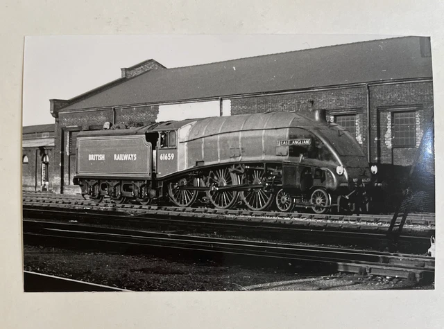 BR RAILWAY LOCOMOTIVE Photograph - 61659 Cambridge Station - F298 £21. ...