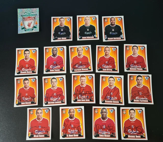 MERLIN'S FA PREMIER League 2003 Liverpool Stickers £2.00 - PicClick UK