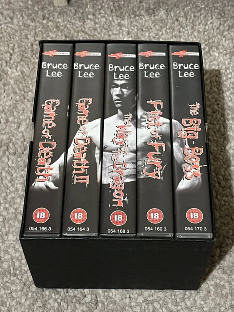 BRUCE LEE VHS box set £5.00 - PicClick UK