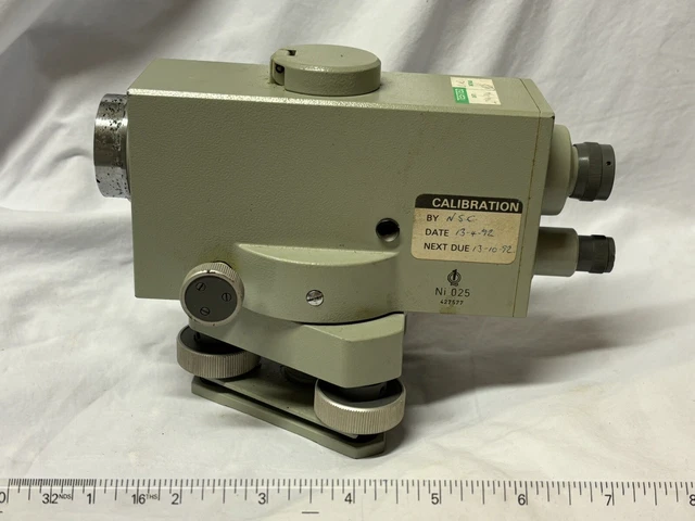 SURVEYOR CARL ZEISS Jena Compensator Levelling Device Ni 025 Geodetic £35.00 - PicClick UK