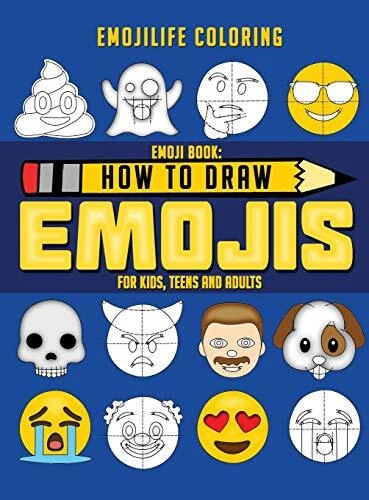 HOW TO DRAW Emojis: Learn to Draw 50 of your Fa. Coloring