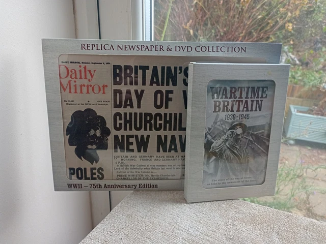 CHURCHILL WW2 KINGS Speech WWII Daily Mirror Newspaper Replica & DVD 04 ...