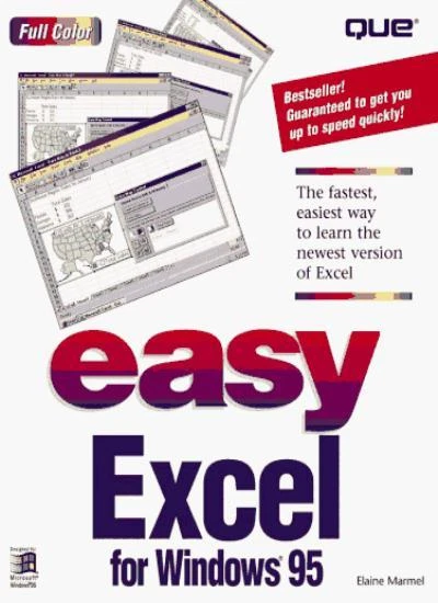 EASY EXCEL FOR Windows 95 By Que Development Group £7.17 - PicClick UK