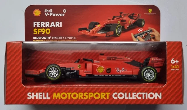 SHELL MOTORSPORT COLLECTION V-power 1/41 Ferrari SF90 die cast scale ...