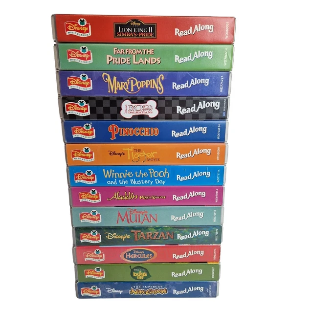VINTAGE DISNEY READ Along Audio Books Cassette Tapes Childrens - Bundle ...