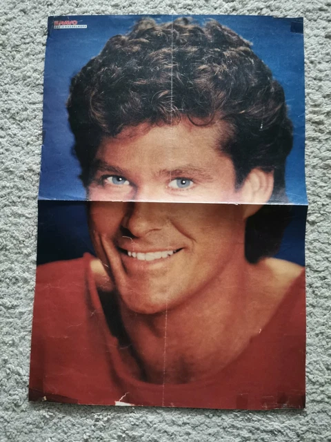DAVID HASSELHOFF BAYWATCH Knight Rider Poster EUR 75,00 - PicClick FR