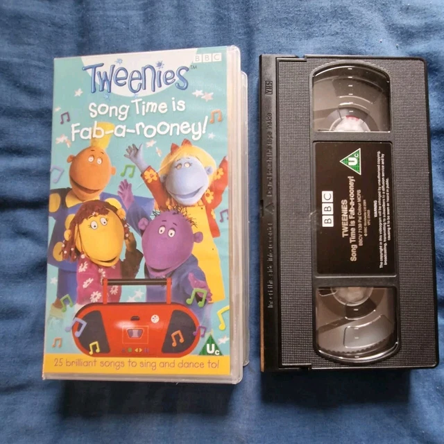 TWEENIES SONG TIME Is Fab-A-Rooney! On VHS Video Cassette Tape My ref ...