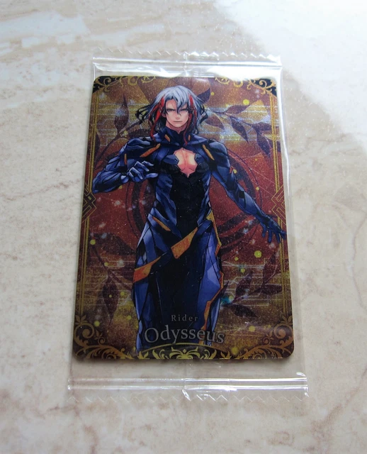 FGO FATE GRAND Order wafer card carte R 17 Odysseus rider EUR 3,00 ...