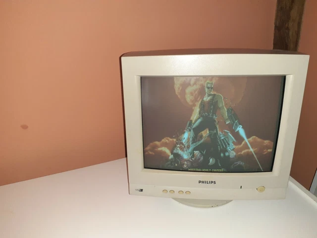 PHILIPS 105S 15& PC monitor crt rgb retro £44.99 - PicClick UK