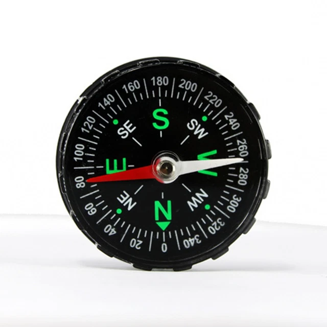 OUTDOOR COMPASS PLASTIC Waterproof Portable Compass Camping Compass ...