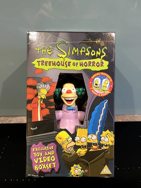 VHS BOXSET THE Simpsons Treehouse Of Horrors exclusive Krusty the Clown ...