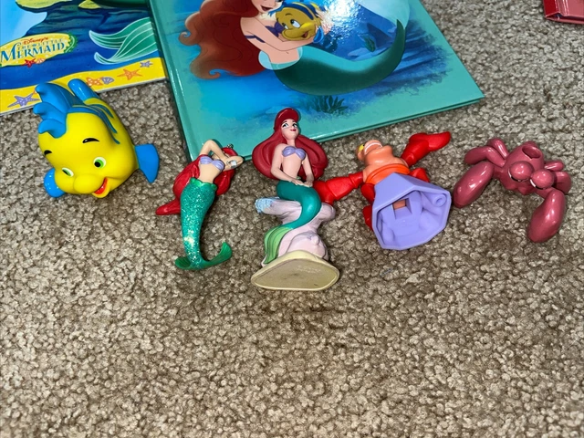 VINTAGE DISNEY THE Little Mermaid Figure Lot And 2 Books $13.60 - PicClick