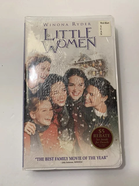 LITTLE WOMEN (VHS) Susan Sarandon, Winona Ryder, Kirsten Dunst New ...