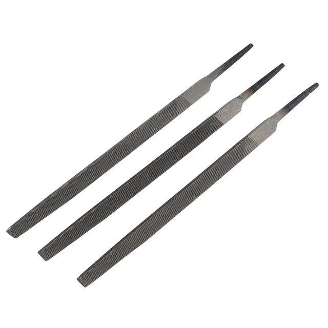 PROFESSIONAL GRADE 6INCH Steel Files Triangular File Set for ...