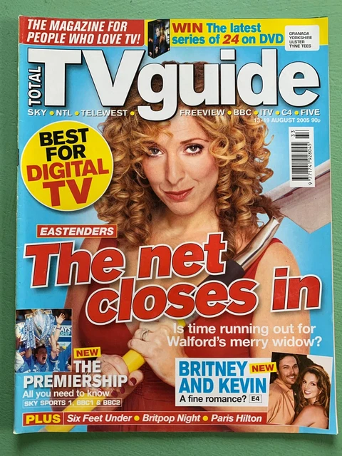 TOTAL TV GUIDE mag 13-August-2005 EastEnders Six Feet Under Arrested ...
