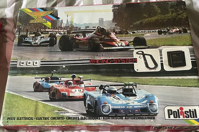 VINTAGE POLISTIL SLOT Car Racing Professional F1 Set 1980s £15.00 ...