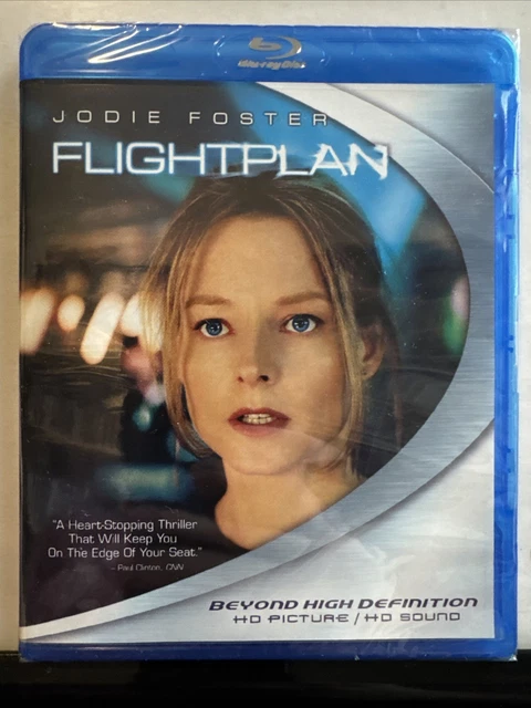 FLIGHTPLAN (BLU-RAY, 2005) Jodie Foster Sealed New Rare OOP Thriller ...