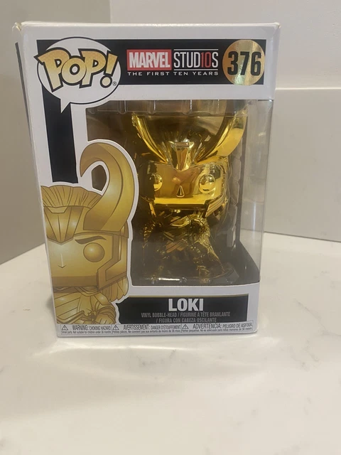 POP MARVEL STUDIOS Gold Loki Vinyl Funko Bobble-Head #376 Thor Ragnarok ...