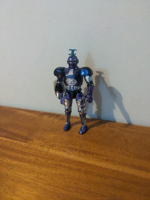 VINTAGE BIG BAD Beetleborgs - Metallix Purple Action Figure 1996 Bandai ...