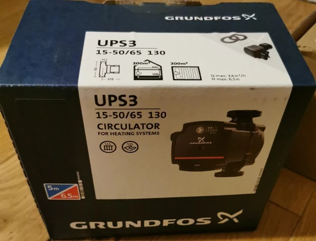 ~~ BRAND NEW Grundfos UPS3 15-50/65 pump ~~ £95.00 - PicClick UK