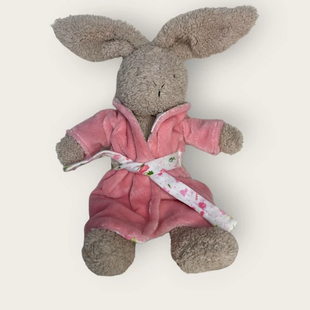 JELLYCAT BEDDY BYE Bunny. Pink Dressing Gown. Bedtime. Retired And Rare ...