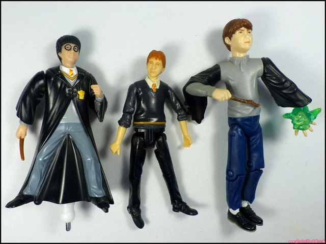 HARRY POTTER FIGURE Bundle RON WEASLEY Cast a Spell FRED Levitating ...