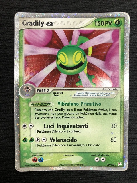 POKEMON CRADILY EX 90/95 Team Magma Team Idro Ultra Rara Holo ITA Carte ...