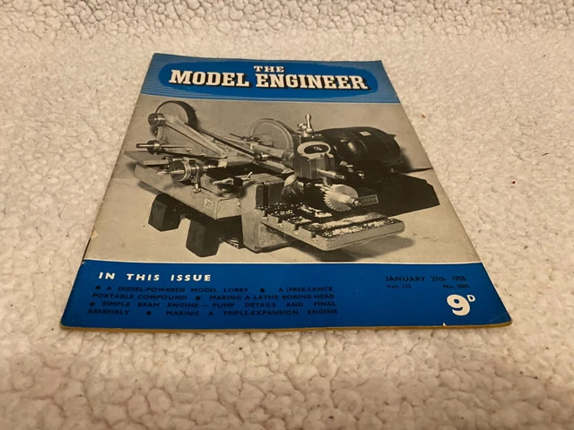 MODEL ENGINEER MAGAZINE #2801 Diesel Powered Model Lorry. Simple Beam ...