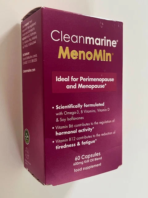 CLEANMARINE MENOMIN 60 Capsules Womens Health for Peri and Menopause ...