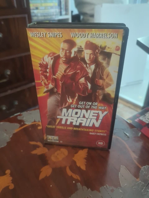 MONEY TRAIN VHS PAL Video 1995 Wesley Snipes Woody Harrelson Columbia ...