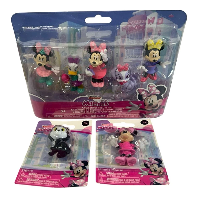 DISNEY JUNIOR MINNIE 5 Piece Just Play Set And 2 Disney Junior Figures ...