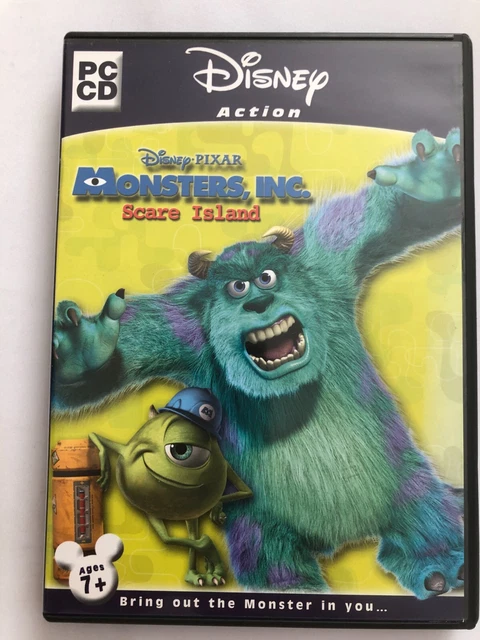 DISNEY PIXAR MONSTERS Inc Scare Island complete with manual pc cd rom ...