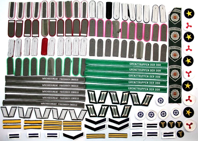 LOT 100 DDR Nva East German Army Border Guards & Navy Badges ...