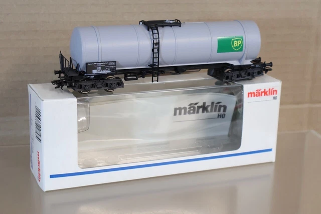 MARKLIN MÄRKLIN 4758 DB BP BOGIE PETROL TANK WAGON 506-3 MINT BOXED om ...