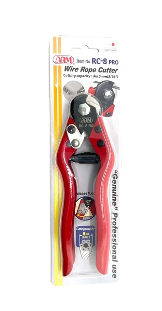 8& WIRE ROPE Cable Cutter, ARM RC-8 PRO, Made in Japan $39.95 - PicClick
