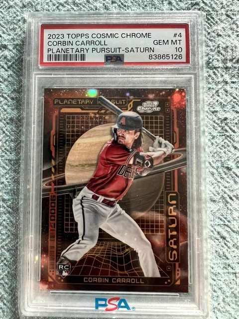 2023 TOPPS CROMO Corbino Cosmico Carroll RC Planetario Inseguimento Saturno SSP PSA 10 EUR 1.514 ...