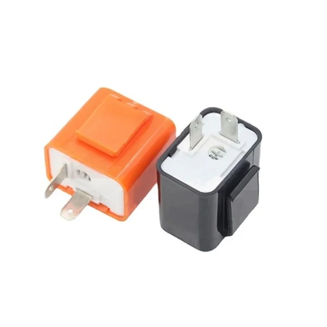 ABS LED FLASHER Relay 2 Pin Blinker Indicator Relays Motorcycle Turn ...