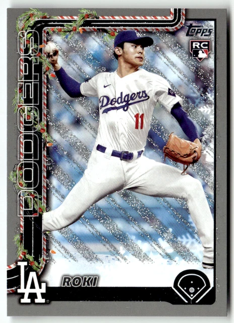 TOPPS SERIE 1 MLB Béisbol 2025 No. H23 Roki Sasaki Novato Plata ...