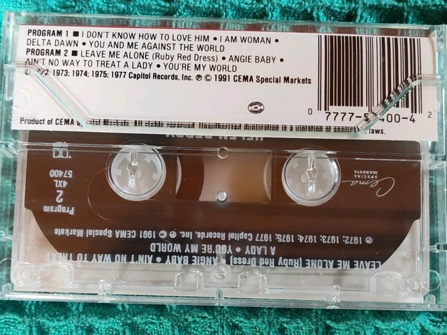 HELEN REDDY CASSETTE All Time Greatest Hits, 1991, Cema Special Markets ...