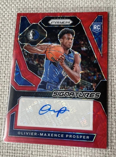 OLIVIER-MAXENCE PROSPER 2023-24 Panini Prizm Rookie Signatures Red Auto RC 26/88 EUR 12,45 ...