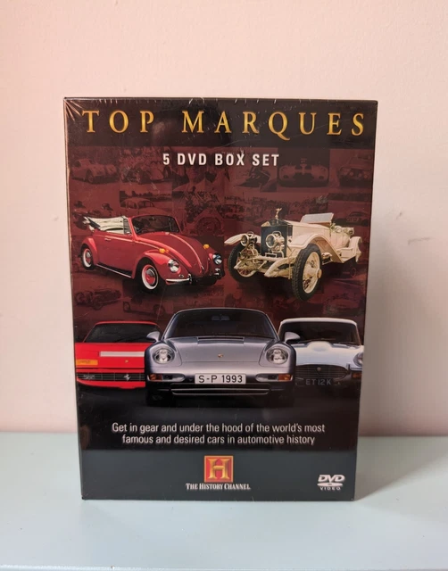 TOP MARQUES (HISTORY Channel) 5 DVD box DVD VW Beetle Porsche 911 ...