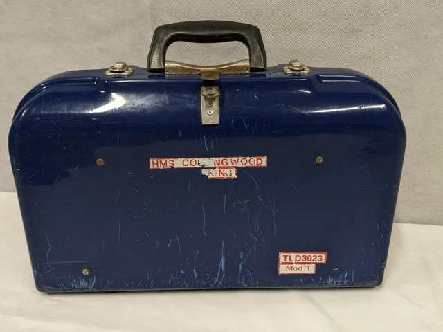 ROYAL NAVY MILITARY Fibre Reinforced Plastic Lockable Tool Box Case £49 ...