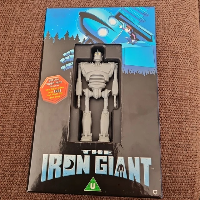 THE IRON GIANT Box VHS Set including exclusive Toy Figure - 1999 Warner ...