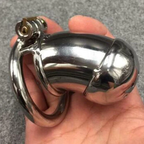 METALL KEUSCHHEITSKÄFIG MIT Harnröhrchen Keuschheitsgürtel Peniskage Gürtel Male EUR 18,98 ...