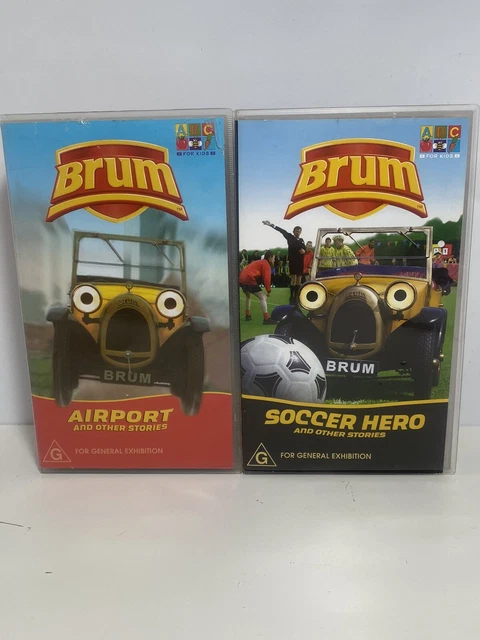 BRUM VHS TAPE ABC Kids Television Airport Soccer Hero £18.60 - PicClick UK