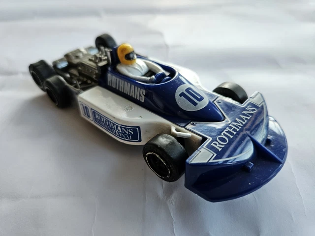 SCALEXTRIC CAR F1 Grand Prix car Blue Rothmans March 771 6 wheels C129 1980 s £12.99 - PicClick UK