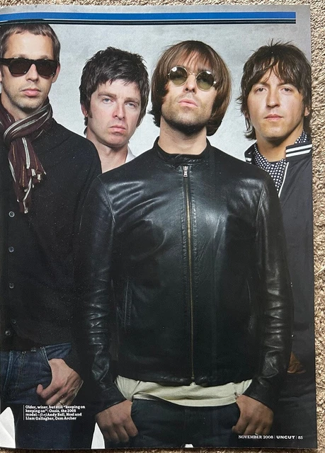 OASIS ~ 2008 Full page UK magazine poster NOEL LIAM GALLAGHER £3.95 ...