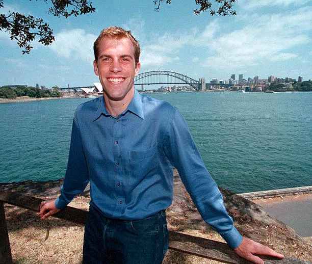 TENNIS PLAYER GREG Rusedski poses in front of the Sydney Opera Hou ...